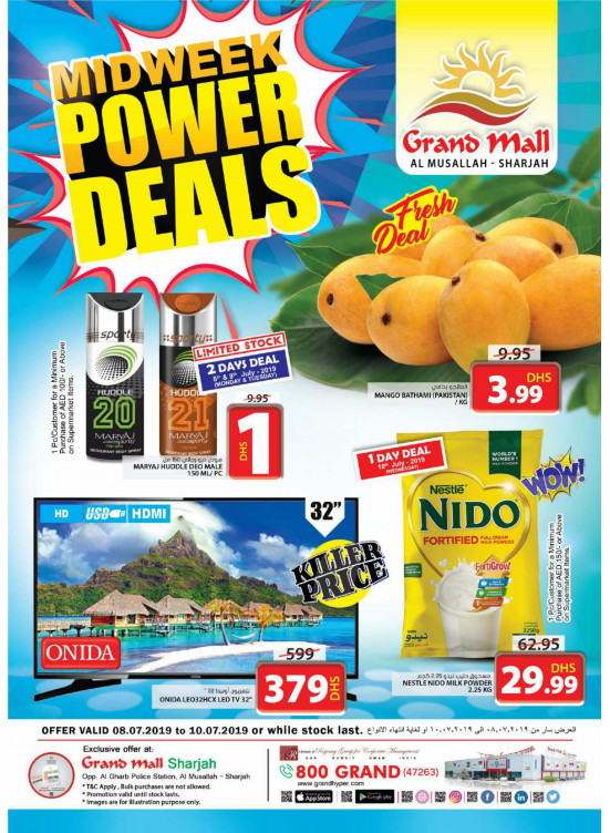 Midweek Power Deals - Grand Mall Sharjah from Grand Hypermarket until ...