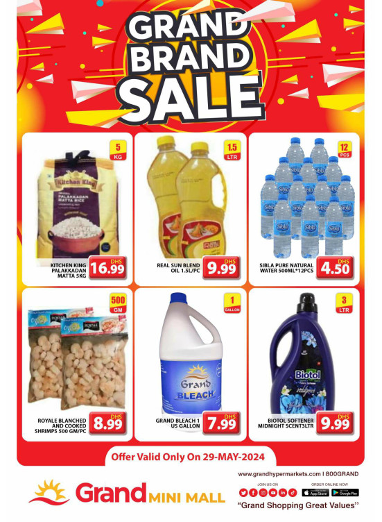 Grand Brand Sale - Grand Mini Mall from Grand Hypermarket until 29th ...