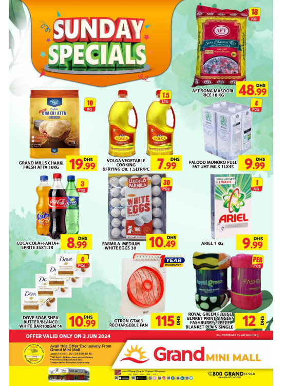 Sunday Blast - Grand Mini Mall from Grand Hypermarket until 2nd June ...