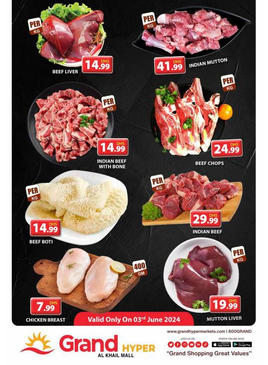 Meat Monday - Grand Hyper Al Khail Mall from Grand Hypermarket until ...