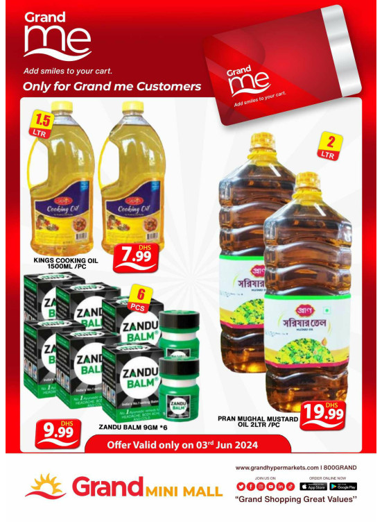 Grand Me Deals - Grand Mini Mall from Grand Hypermarket until 3rd June - Grand Hypermarket UAE ...