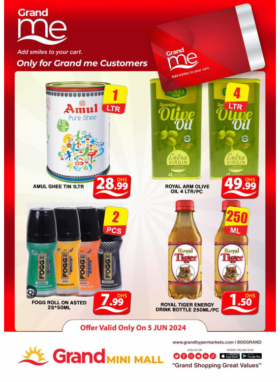 Grand Me Deals - Grand Mini Mall from Grand Hypermarket until 5th June - Grand Hypermarket UAE ...