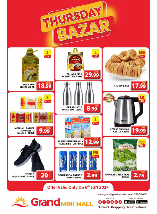 Thursday Bazar - Grand Mini Mall from Grand Hypermarket until 5th June ...