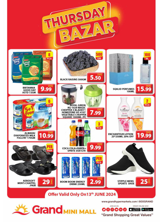 Thursday Bazar - Grand Mini Mall from Grand Hypermarket until 13th June ...