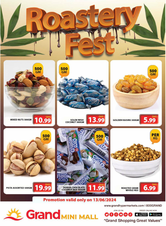 Roastery Fest - Grand Mini Mall from Grand Hypermarket until 13th June - Grand Hypermarket UAE ...
