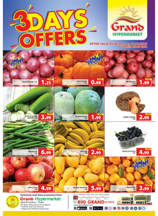 3 Days Offers - Grand Hypermarket Jebel Ali from Grand Hypermarket ...