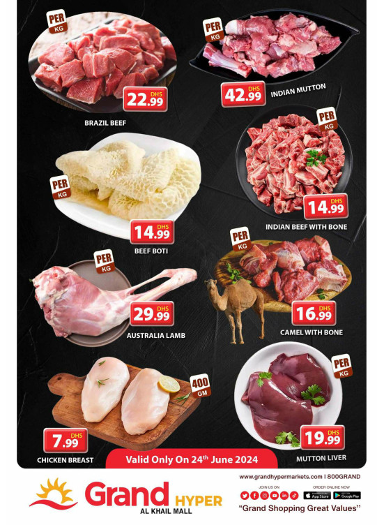 Meat Monday - Grand Hyper Al Khail Mall from Grand Hypermarket until ...