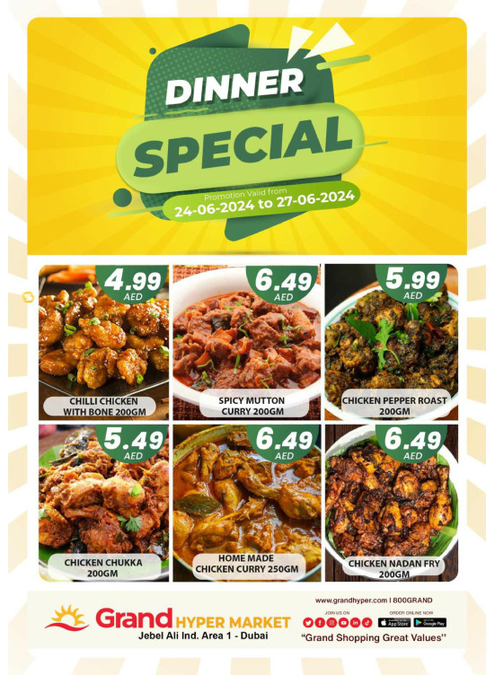 Dinner Speical - Grand Hypermarket Jebel Ali from Grand Hypermarket ...