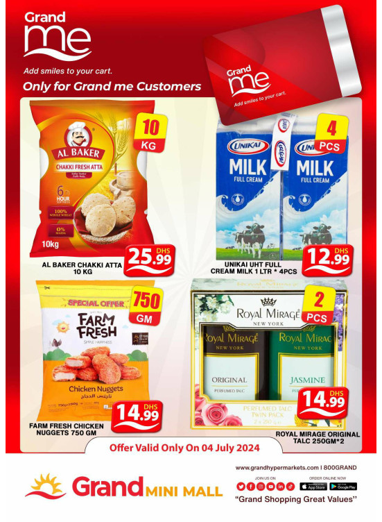 Grand Me Deals - Grand Mini Mall from Grand Hypermarket until 4th July - Grand Hypermarket UAE ...