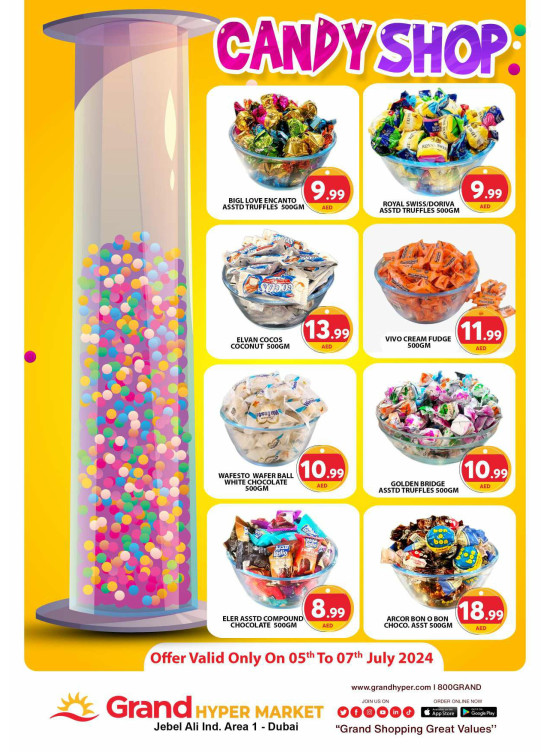 Candy Shop - Grand Hypermarket Jebel Ali from Grand Hypermarket until ...