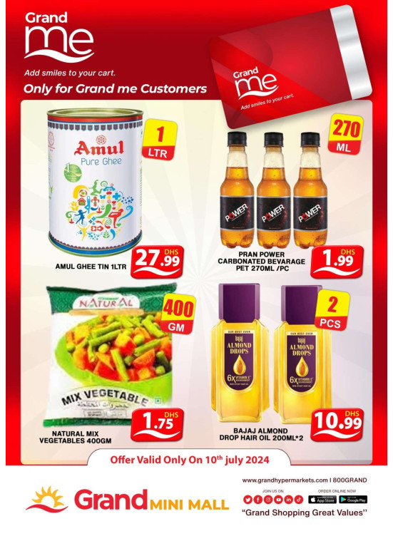 Grand Me Deals - Grand Mini Mall from Grand Hypermarket until 10th July - Grand Hypermarket UAE ...