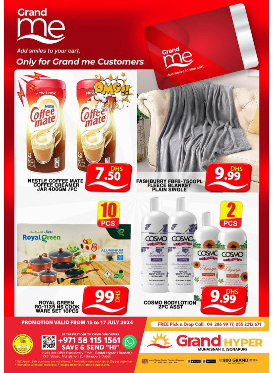 Grand Me Deals - Grand Hyper Muhaisnah from Grand Hypermarket until ...