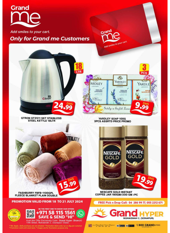 Grand Me Deals - Grand Hyper Muhaisnah from Grand Hypermarket until ...