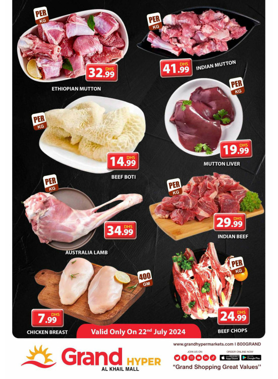 Meat Monday - Grand Hyper Al Khail Mall from Grand Hypermarket until ...