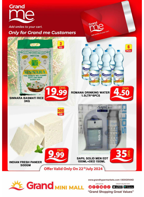 Grand Me Deals - Grand Mini Mall from Grand Hypermarket until 22nd July - Grand Hypermarket UAE ...