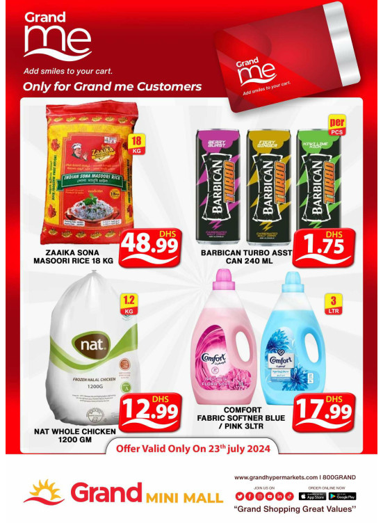 Grand Me Deals - Grand Mini Mall from Grand Hypermarket until 23rd July - Grand Hypermarket UAE ...