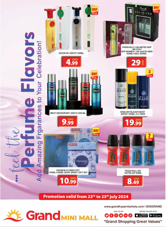 Perfume Fest - Grand Mini Mall from Grand Hypermarket until 25th July ...