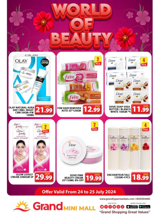 Big Sale - Grand Mini Mall from Grand Hypermarket until 25th July - Grand Hypermarket UAE Offers ...