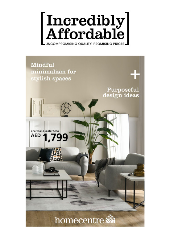 Amazing Deals from Home Centre until 31st August - Home Centre UAE ...