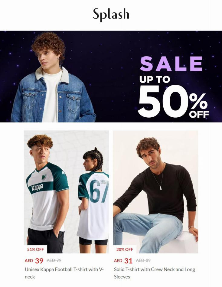 Wow Sale - Up To 50%Off from Splash until 3rd January - Splash Offers ...