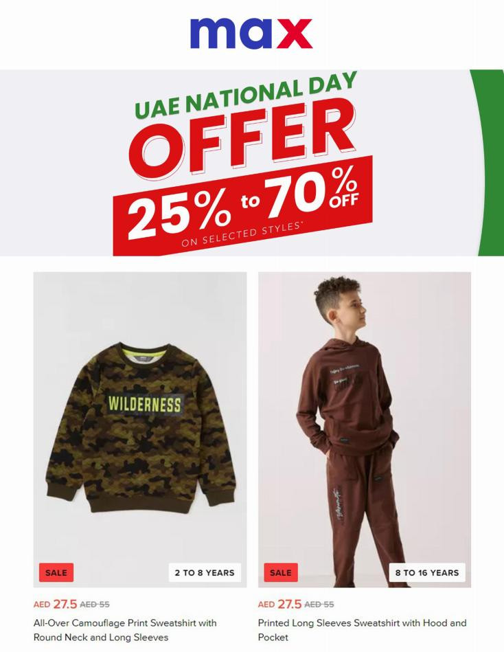 National Day Offers from Max until 18th December - Max Offers & Promotions