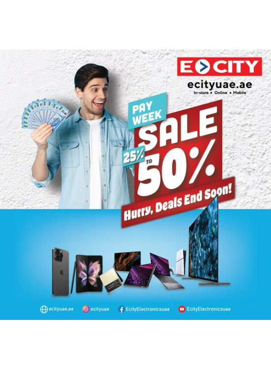 Pay Week Sale from ECity until 6th September - ECity UAE Offers ...