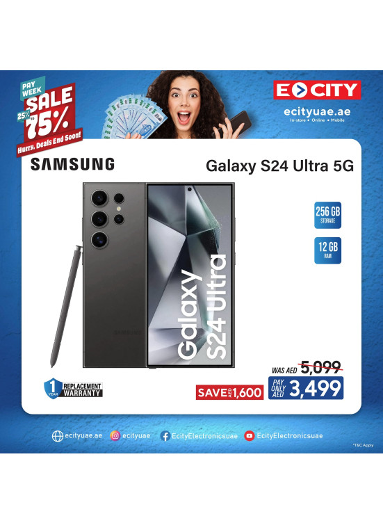 Sales On Galaxy S24 Ultra from ECity until 13th October - ECity UAE ...