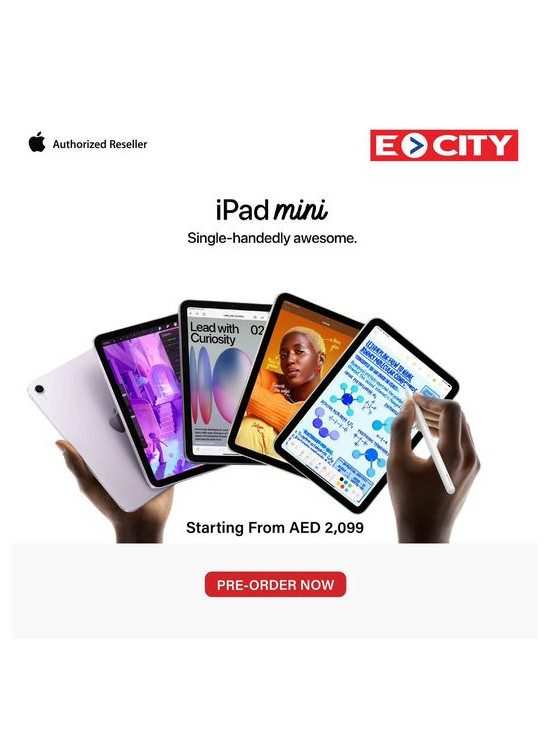 Sales On iPad Mini from ECity until 24th October - ECity UAE Offers ...