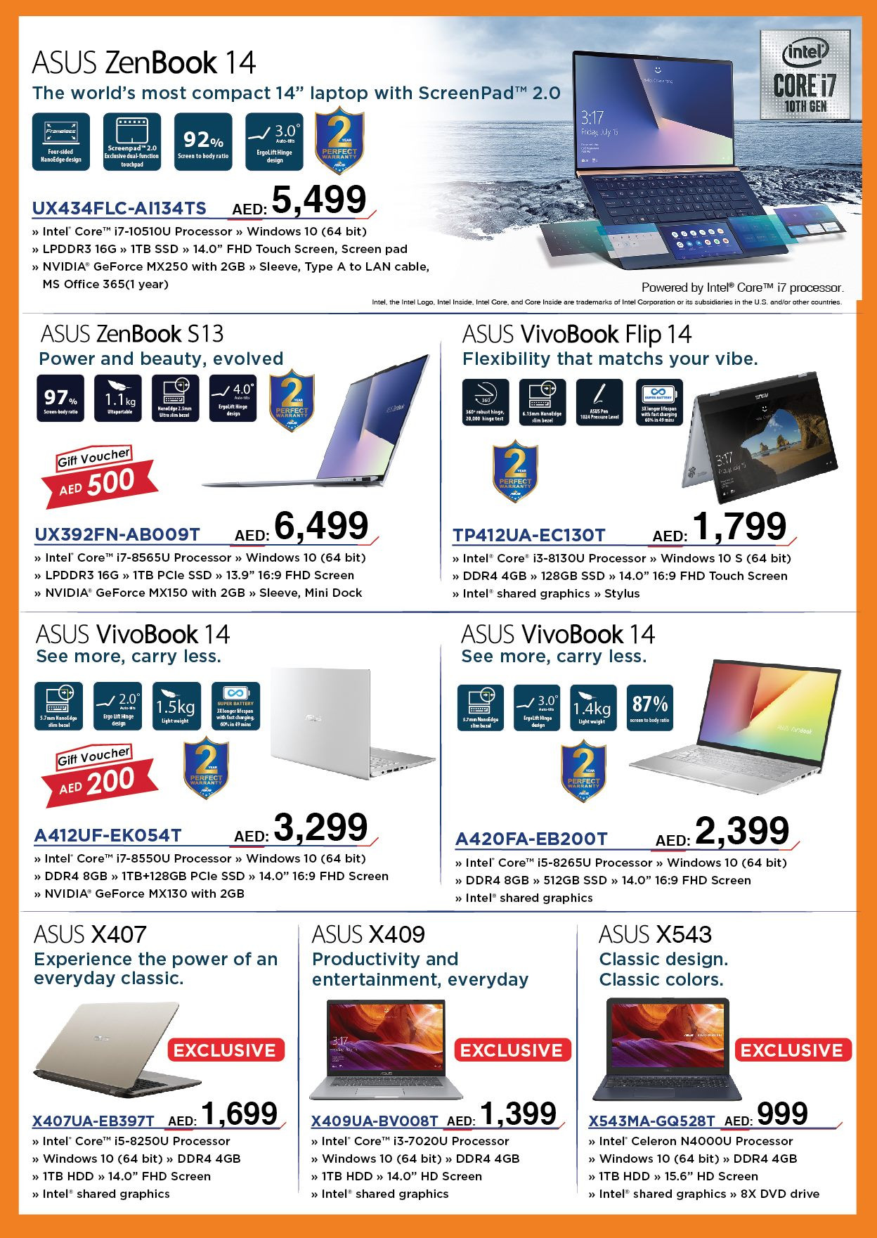 Asus Hot Deals from ECity until 31st March - ECity Offers & Promotions