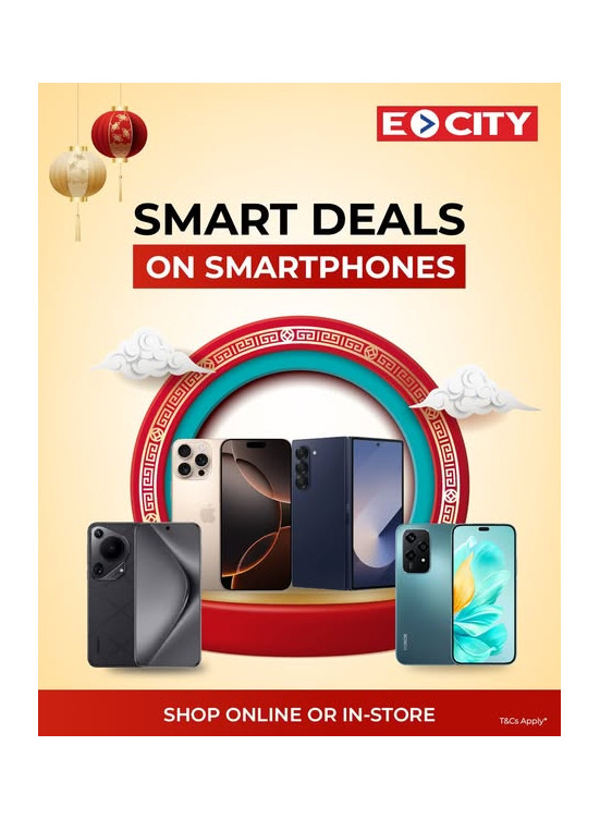 Smart Deals from ECity until 2nd February - ECity UAE Offers & Promotions