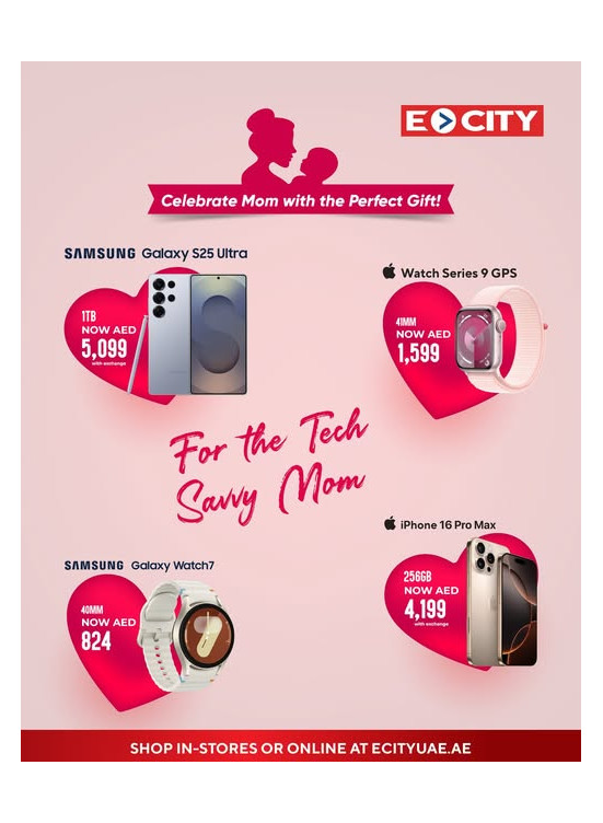 Happy Monday Deals from ECity until 22nd March - ECity UAE Offers & Promotions