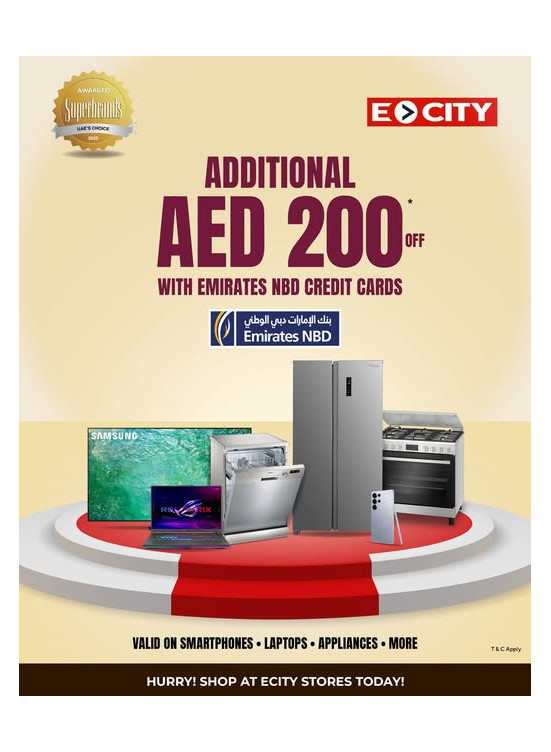 Enjoy An Extra 10% OFF from ECity until 14th June - ECity UAE Offers ...