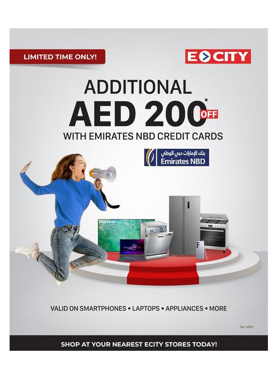Limited Time Offer from ECity until 22nd June - ECity UAE Offers & Promotions
