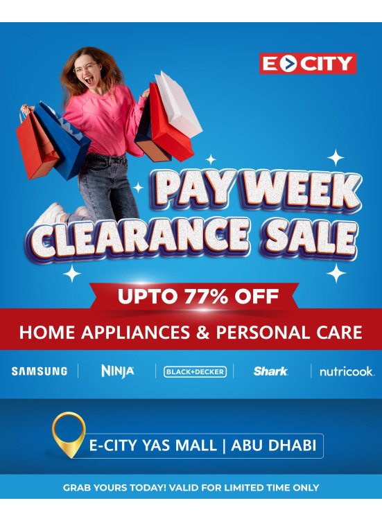 Biggest Clearance Sale from ECity until 12th August - ECity UAE Offers & Promotions