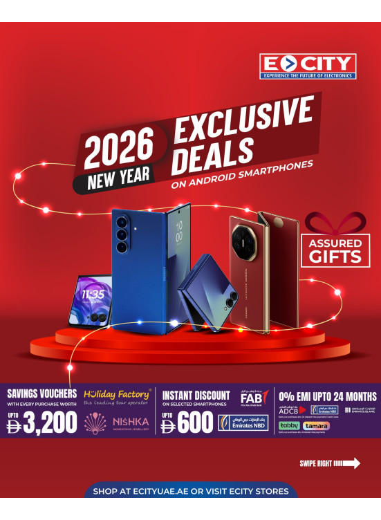 Kick Off 2026 With Exclusive Android Deals from ECity until 11th ...