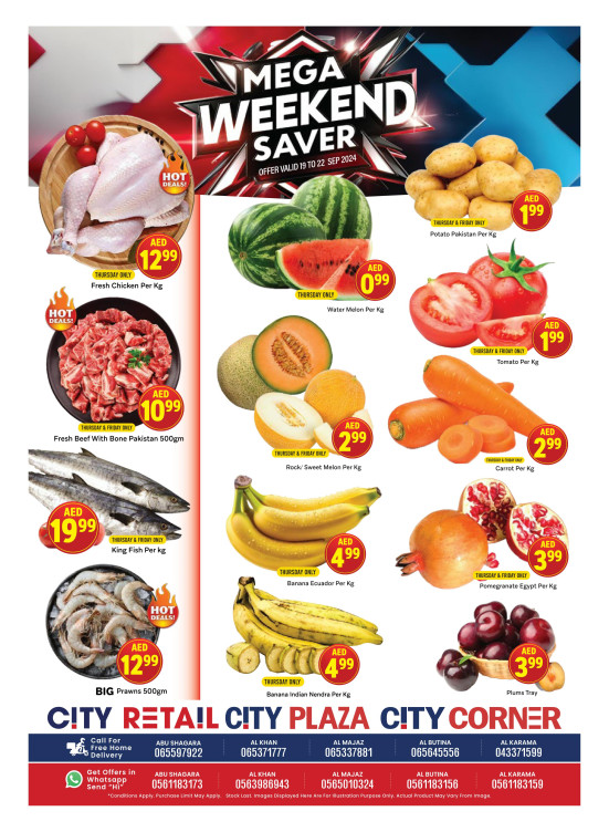 Mega Weekend Saver from City Retail until 22nd September - City Retail ...