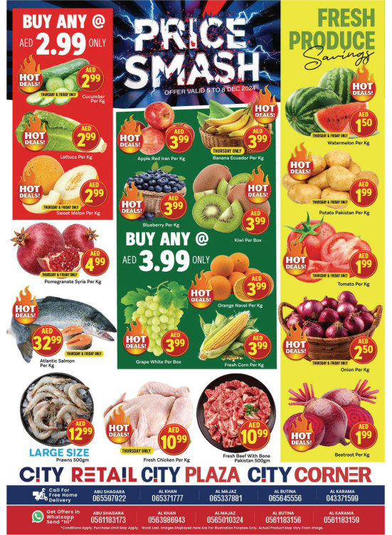 Price Smash from City Retail until 8th December - City Retail UAE ...
