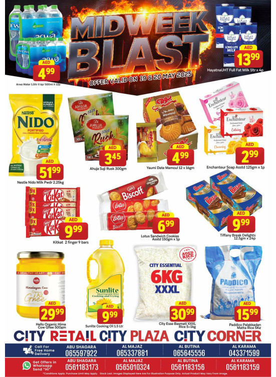 Midweek Blast Deals from City Retail until 19th May - City Retail UAE ...