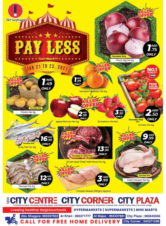 Pay Less from City Retail until 23rd January - City Retail UAE Offers ...