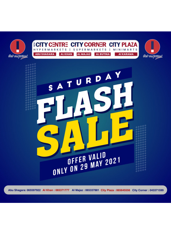 Saturday Flash Sale from City Retail until 29th May - City Retail UAE ...
