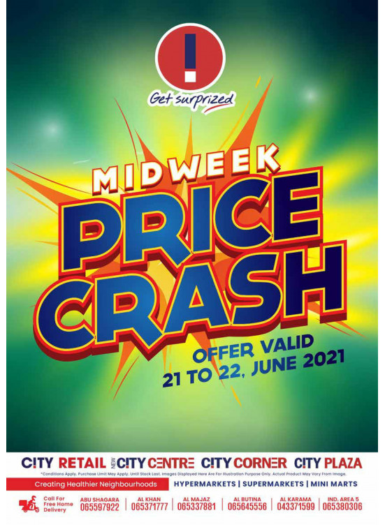 Price Crash from City Retail until 22nd June - City Retail UAE Offers ...
