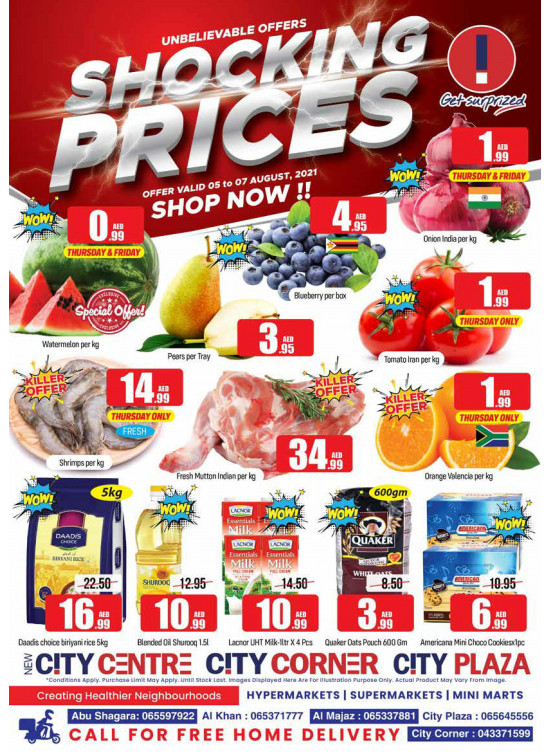 Shocking Prices from City Retail until 8th August - City Retail UAE ...