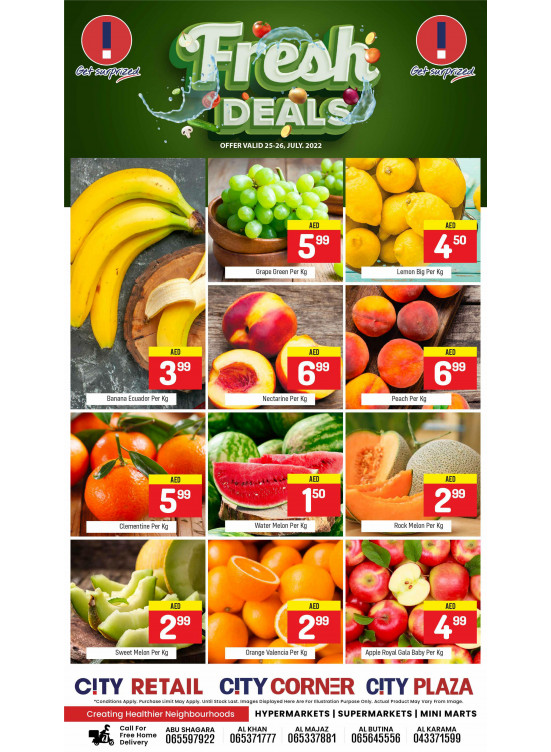 Fresh Deals from City Retail until 26th July - City Retail UAE Offers ...