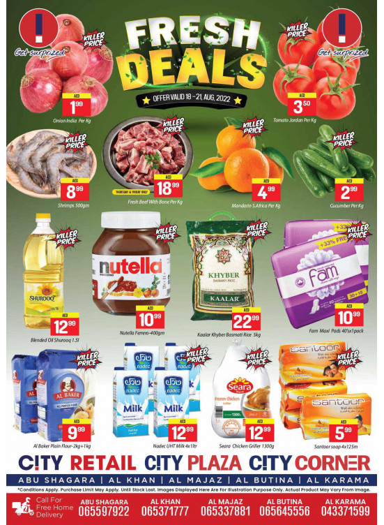 Fresh Deals from City Retail until 21st August - City Retail UAE Offers ...