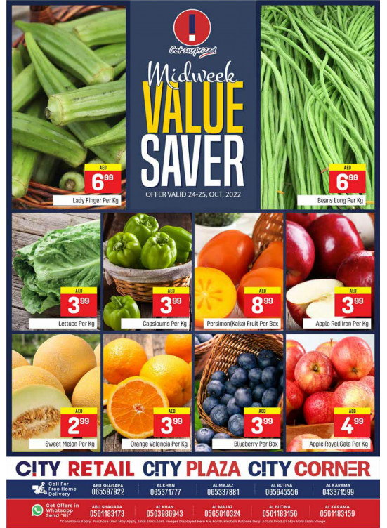Midweek Value Saver from City Retail until 26th October - City Retail ...