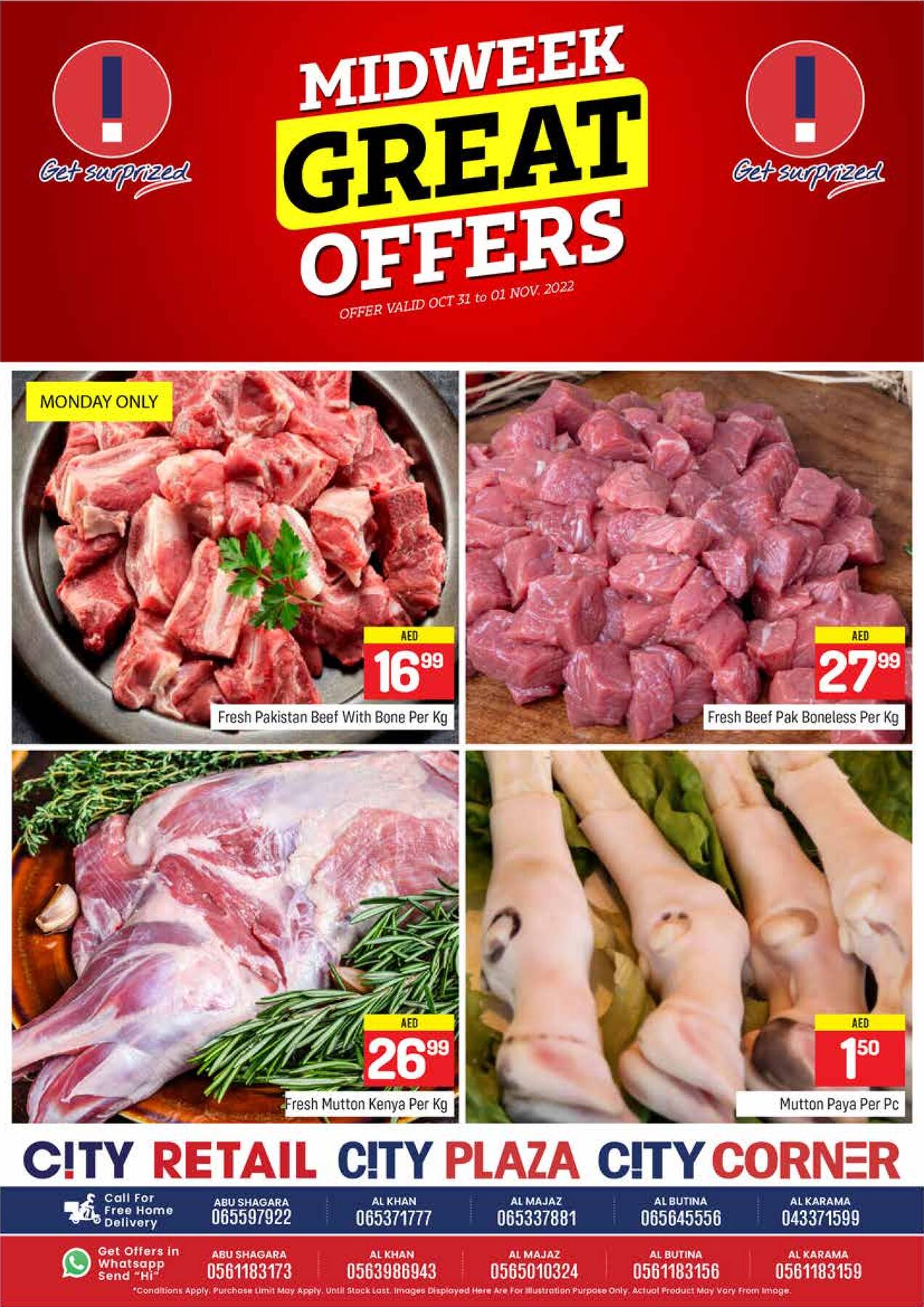 Midweek Offers from City Retail until 1st November - City Retail Offers ...