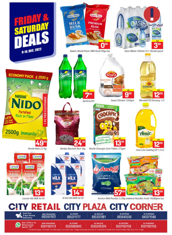 Friday & Saturday Deals from City Retail until 10th December - City ...