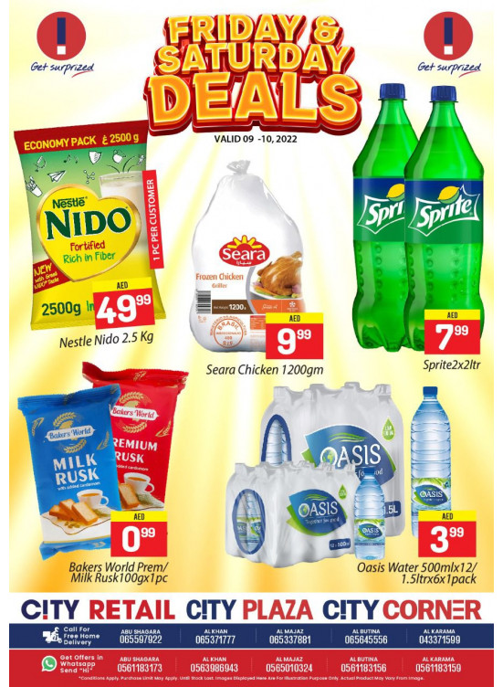 Friday & Saturday Deals from City Retail until 10th December - City ...