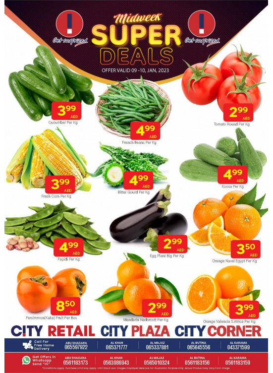 Midweek Offers from City Retail until 11th January - City Retail UAE ...