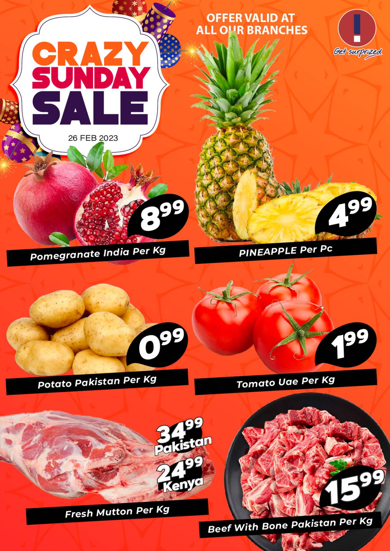 Sunday Sale from City Retail until 26th February - City Retail Offers ...